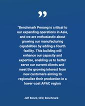 Celebrating a New Chapter: Benchmark's Grand Opening in Penang, Malaysia