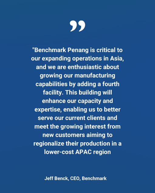 Celebrating a New Chapter: Benchmark's Grand Opening in Penang, Malaysia